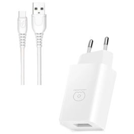 Chargeur WUW T47 2.1A Type C - Blanc