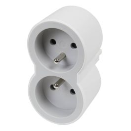 Fiche Multiprise Verticale 2 Prises 3680W avec Protection Enfant