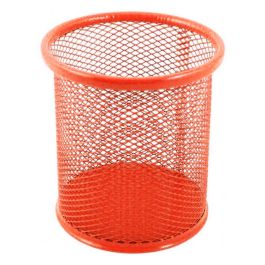 Pot à Stylo Rond Métal - Orange(802OR)