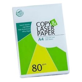 Rame papier A4 COPY LASER 80g/m² 500 feuilles