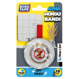 Ruban mousse BOSS TAPE double face 19mm 2 mètres