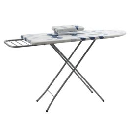 planche à Repasser Avec Petite Table Intégrée 105 x 30 cm - Bleu