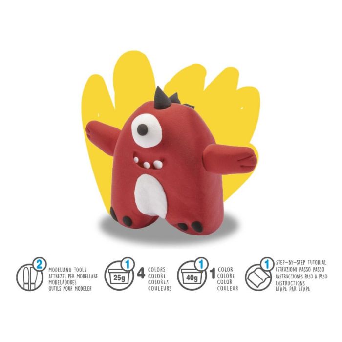 Boîte de pâte à modeler CARIOCA MODELIGHT ALIENS BLOOMU (43140)