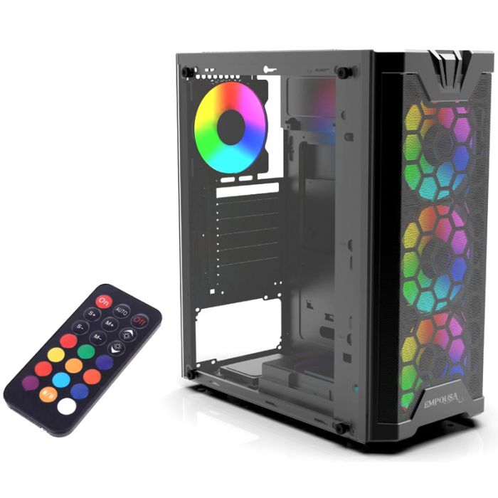 Boîtier Pc Gamer INCA EMG-15XB RGB - Noir