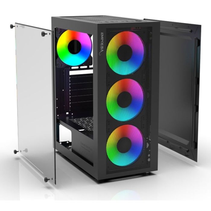 Boîtier Pc Gamer INCA EMG-15XN - Noir