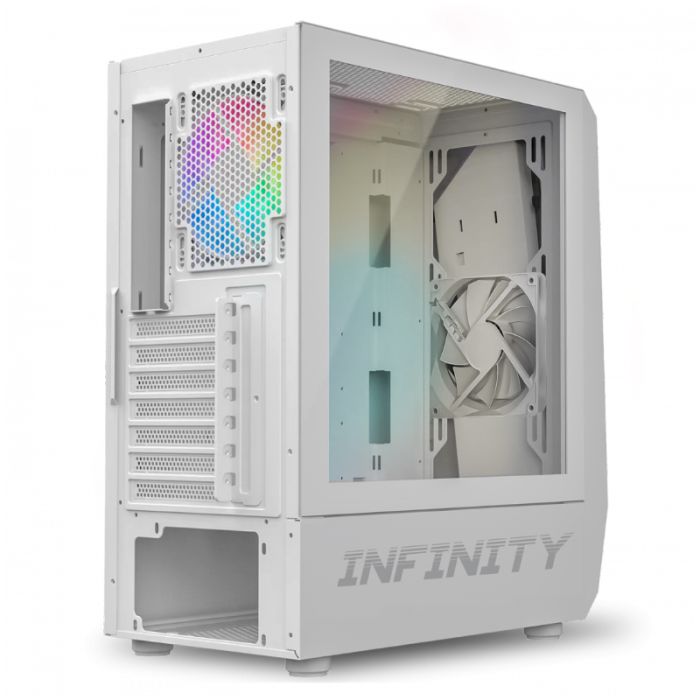 Boîtier PC Gamer SPIRIT OF GAMER Infinity Artic ARGB - Blanc
