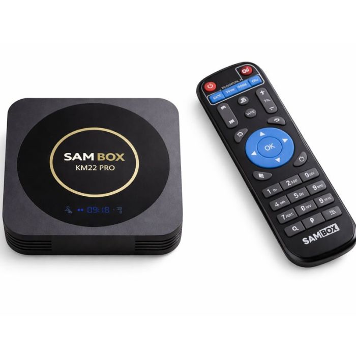 Box TV Android Sambox KM22 Pro 2Go/16Go 4K WiFi – Noir