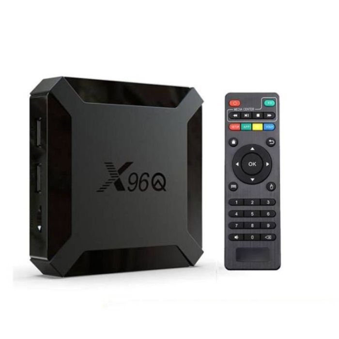 Box TV Android X96Q 2Go 16Go Noir + forfait 12 mois