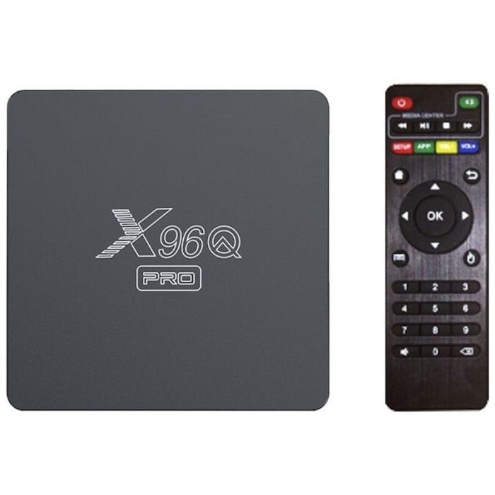 Box TV Android X96Q Pro 4Go/32Go 4K UHD – Noir