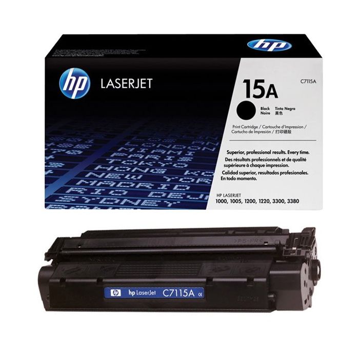Toner LaserJet Original HP 15A - Noir (C7115A)