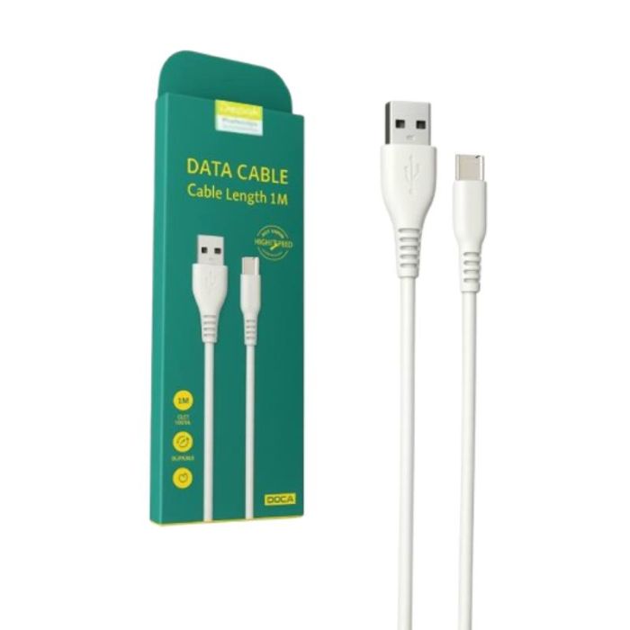 Câble De Charge Depak USB-A Vers USB-C - Blanc