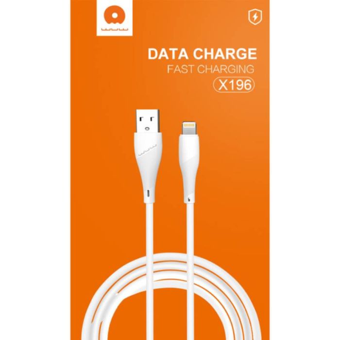 Câble De Charge WUW X196 USB-A Vers Lightning - Blanc