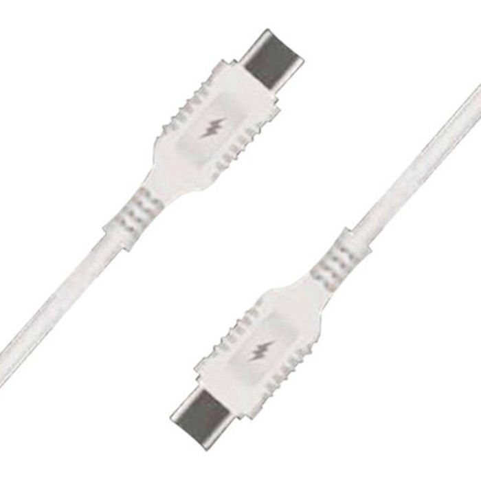 Câble De Charge C100 Type-C Vers Type-C - Blanc