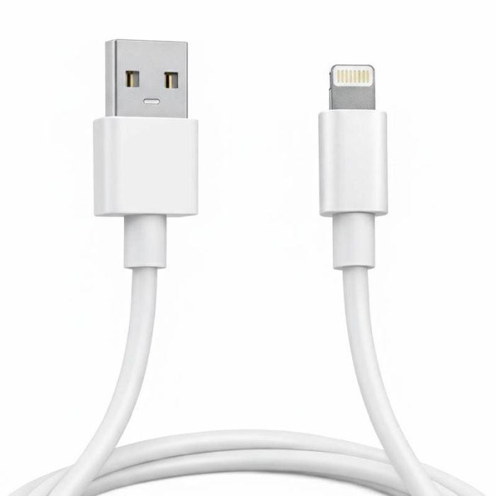 Câble de Charge LDO USB-A vers Lightning 6A Blanc - LDO-IOS-WH