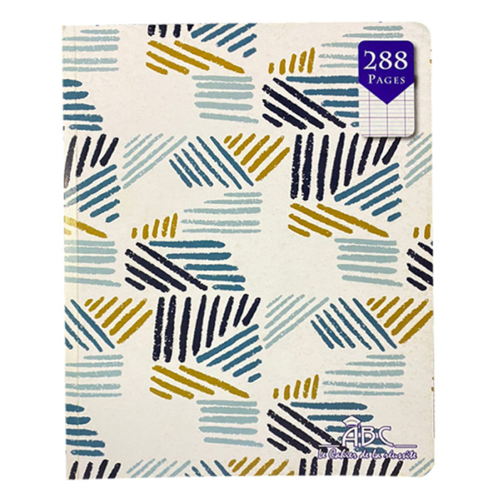 Cahier Piqure ABC Super 288 Pages Avec couverture Lavable