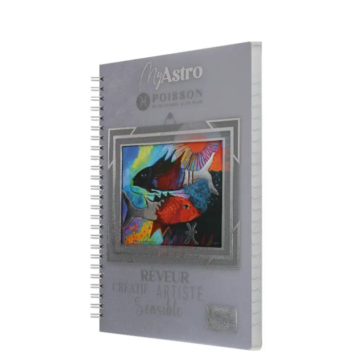 Cahier WIRO YAMAMA Horoscope Poisson Séyès 300 Pages 80 Gr