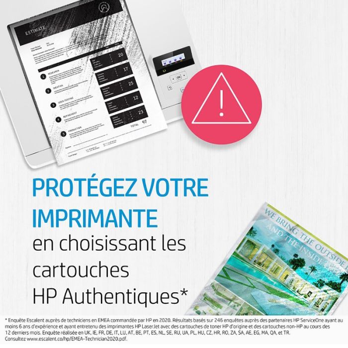 Toner HP 925 Originale pour l’imprimante 8123 - Noir