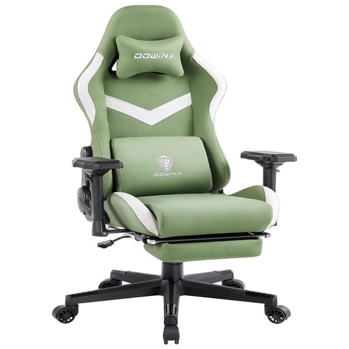 Chaise Gaming DOWINX LS-6668 4D Avec Accoudoirs - Vert
