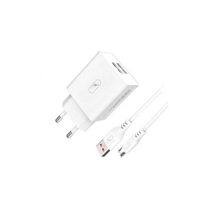 Chargeur SKY DOLPHIN SC30V + Câble Micro-USB Double Ports USB
