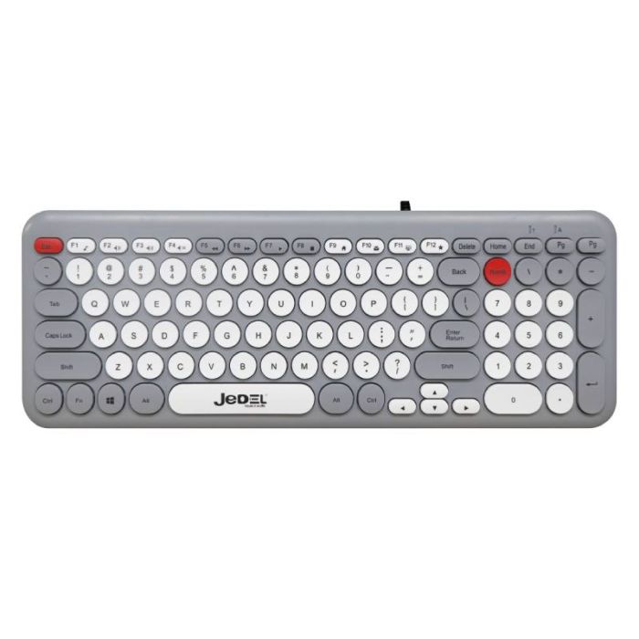 Clavier Filaire JEDEL CHOCOLATE SLIM - Gris