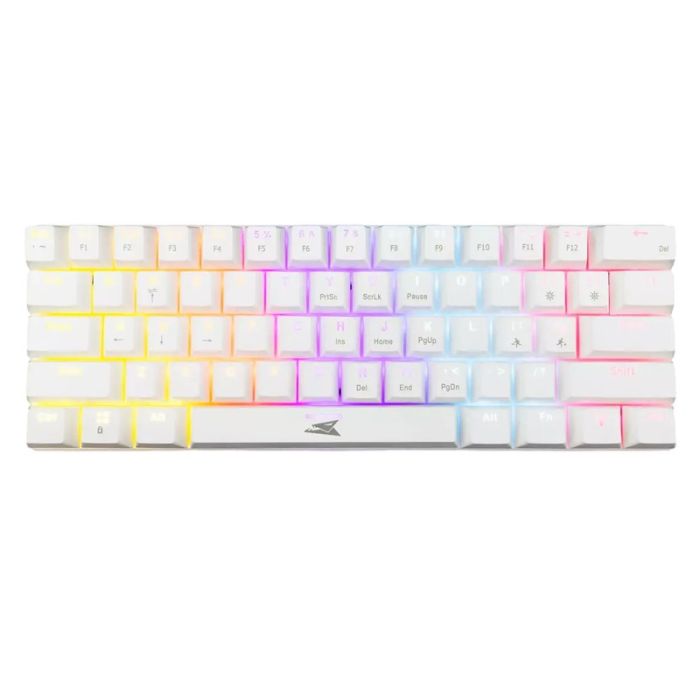 Clavier Gamer Filaire BARACUDA BGK-03211 Dolphin Red Switch – Blanc