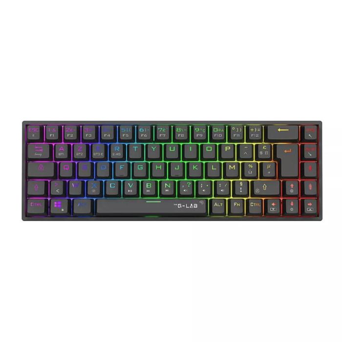 Clavier gaming Double Mode RGB G-LAB KEYZ-TITAN-B-WL-FR - Noir