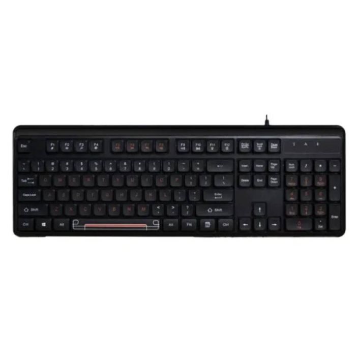JEDEL K31 – Clavier QWERTY Gamer Filaire 104 Touches USB