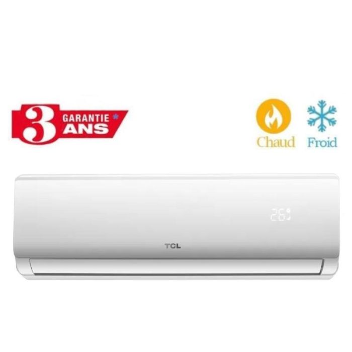 Climatiseur TCL 24000BTU chaud froid - Garantie : 3 Ans