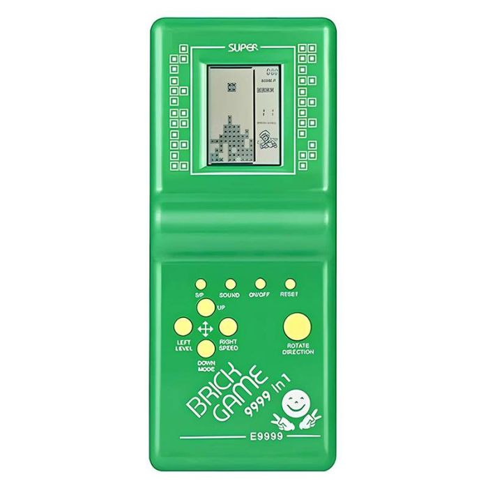 Console De Jeux TETRIS Brick Game 9999 in 1 - Vert