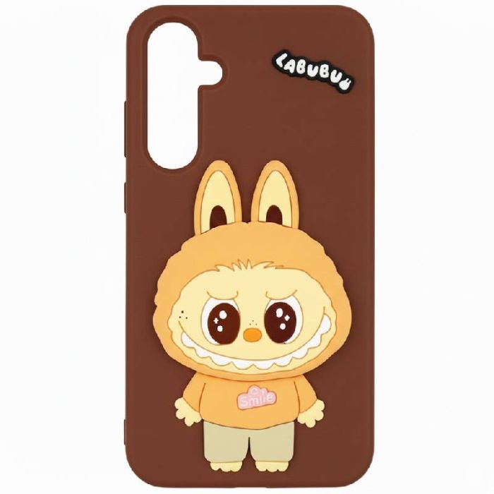 Coque Silicone Pour SAMSUNG A16 Labubu - Marron