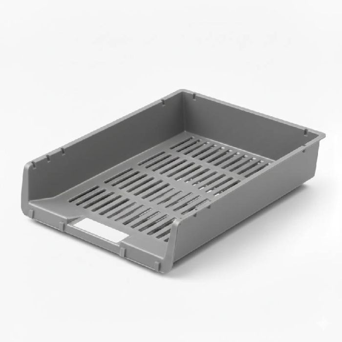 Corbeille à courrier Faibo A4 101052 - Gris