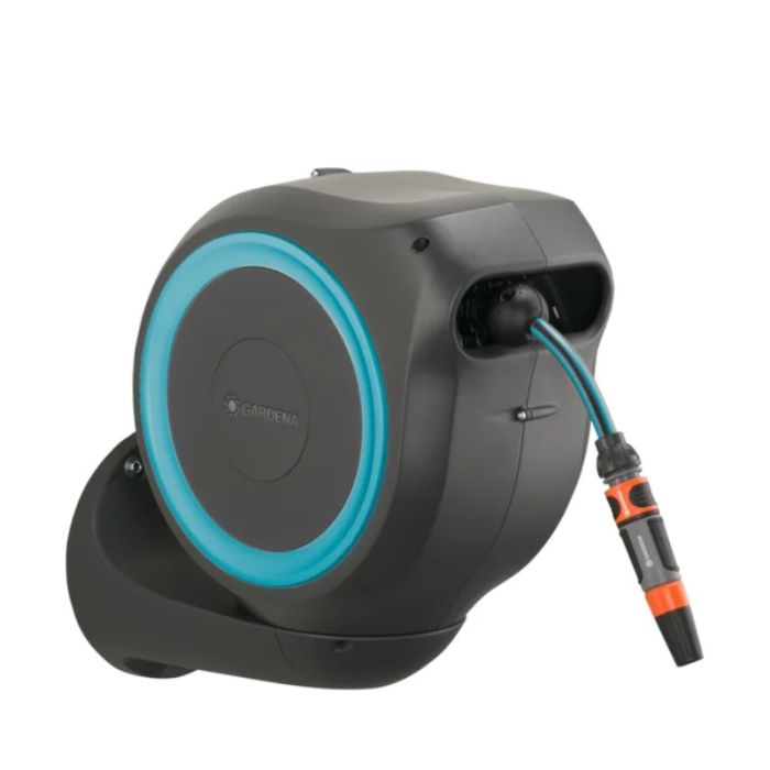 Dévidoir Automatique Mural RollUp S 15 m – Gardena