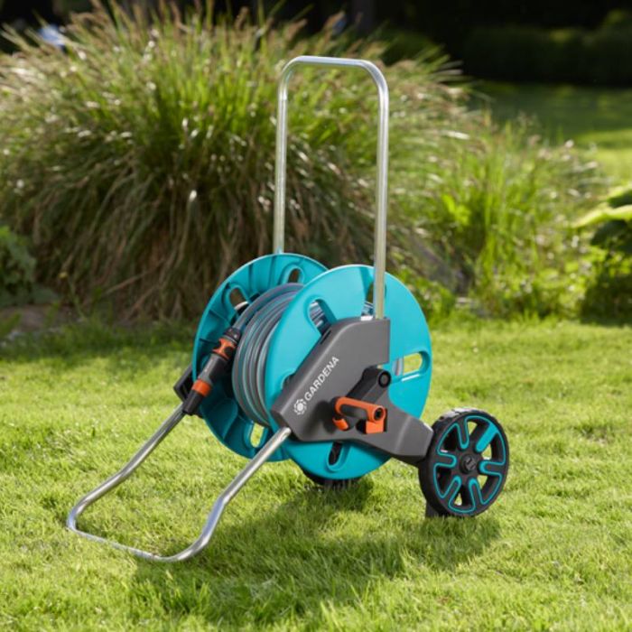 Dévidoire Aqauqroll M équipé De Tuyau 20m (1/2) - GARDENA