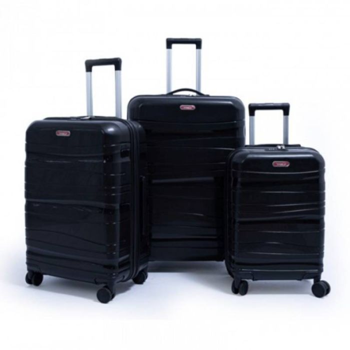 Ensemble de 3 Valises TITOU Incassable Polypropylene - Noir