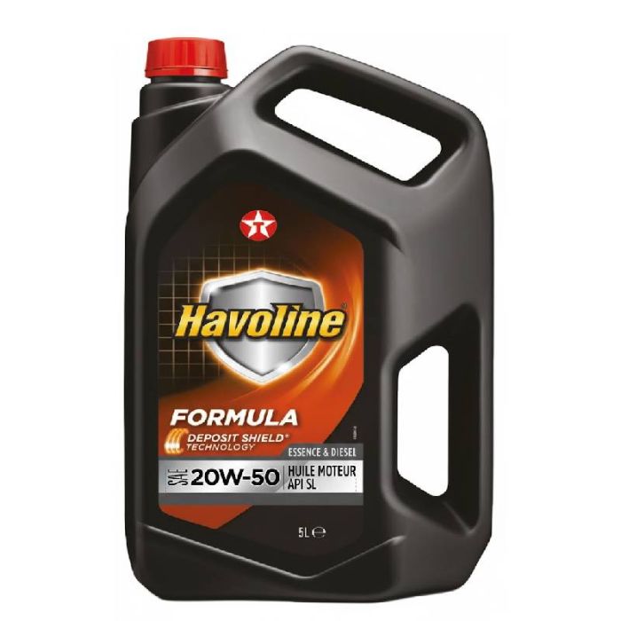 Huile Moteur Havoline Formula SAE 20W-50 5L Multigrade