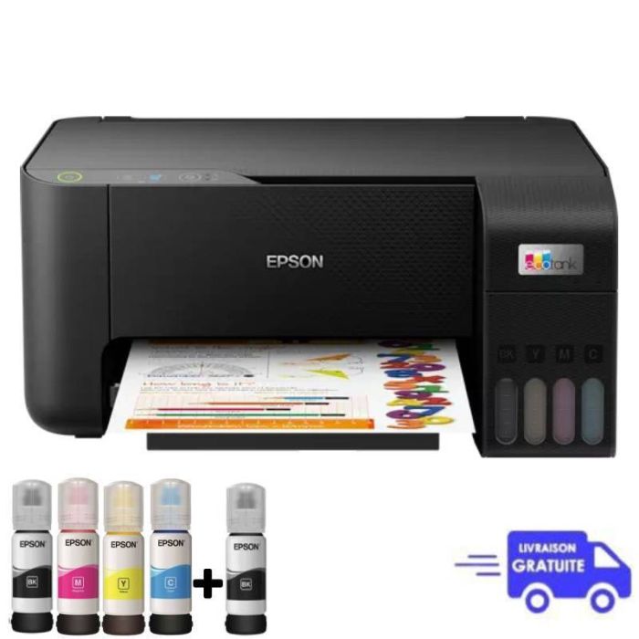 Imprimante à Réservoir Intégré EPSON ECOTANK L3210 3En1 Couleur