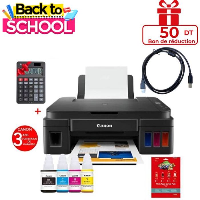 Imprimante Jet D'encre Multifonction CANON PIXMA G2410 Couleur (BU-G-2410)
