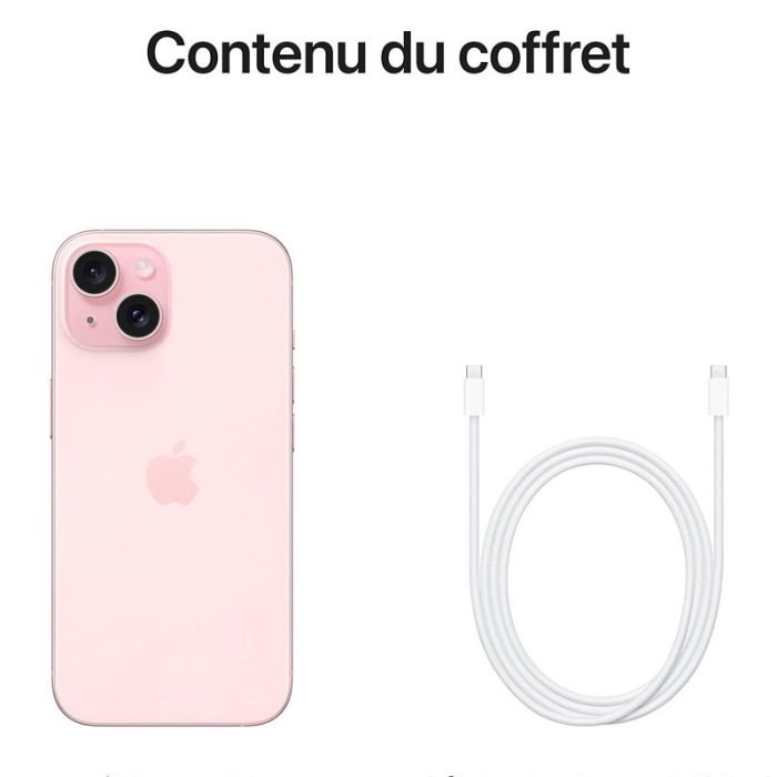 iPhone 15 128Go Rose - APPLE