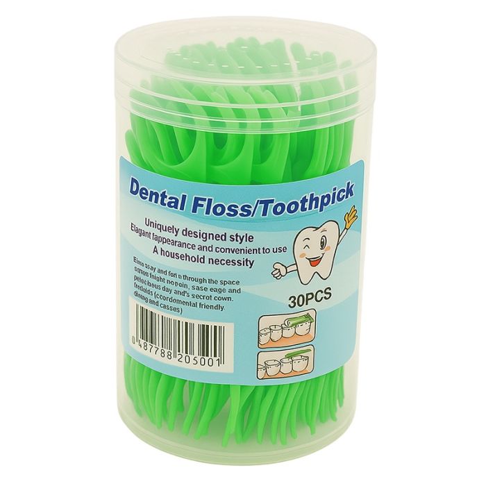 Kit de Fil Dentaire 30 Pièces - Vert