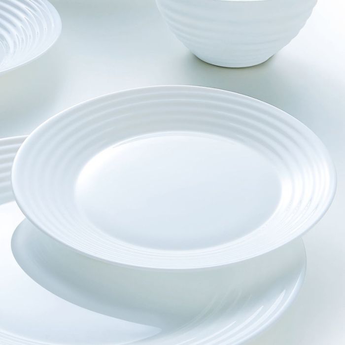 Assiette Dessert LUMINARC Harena 19 cm - Blanc