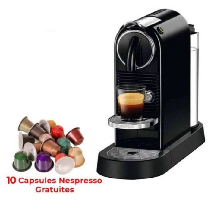 Machine à Café NESPRESSO Citiz D113 1 Litres 19 bars - Noir
