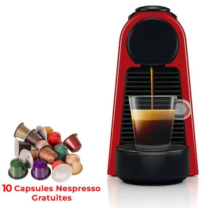Machine à Café NESPRESSO Essenza Mini D30 0.6L - Rouge