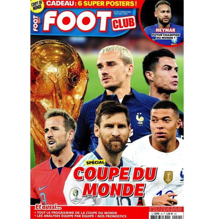 Magazine FOOT CLUB Titre 29 Spécial Coupe du monde en Française
