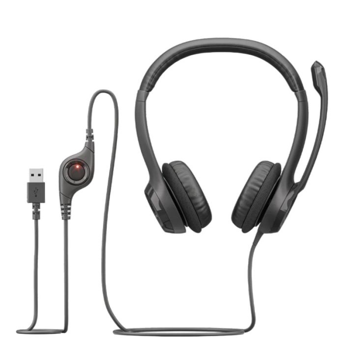 Micro Casque Filaire LOGITECH USB H390 - Noir