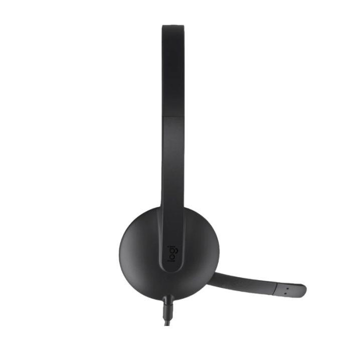 Micro Casque Filaire LOGITECH USB Stéréo H340 - Noir