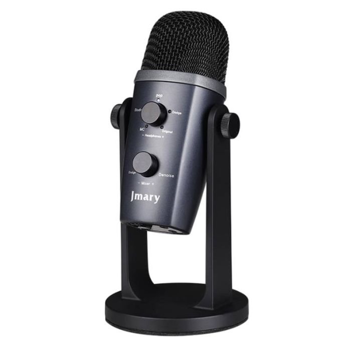 Microphone Gamer JMARY MIC-PW10 USB-C Noir