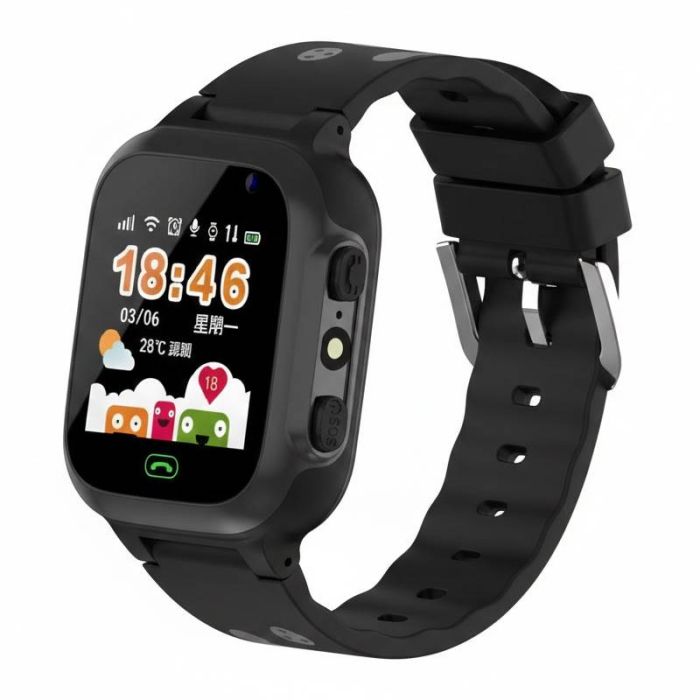 Montre Connectée ADA Q3 Pour Enfants - Noir(ADA-Q3-BK)