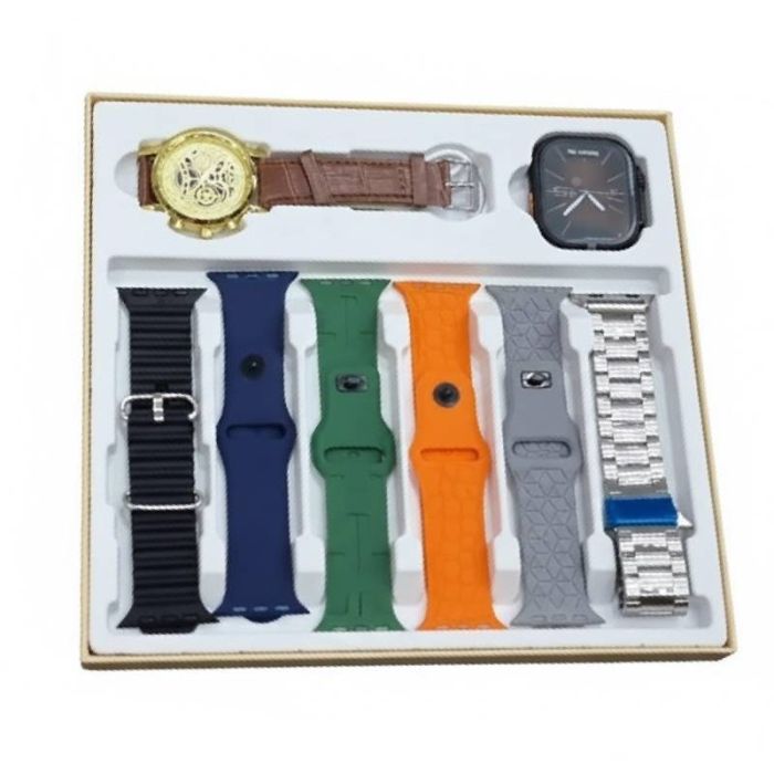 Montre Connectée JSYES M72 Avec 6 Bracelets - JSYES-M72-BK