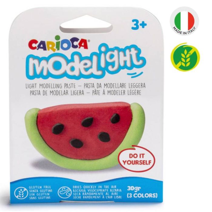 Pâte à Modeler CARIOCA Modelight – Fruits Assortis, Créativité et Fun