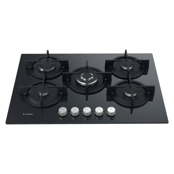 Plaque de Cuisson ARISTON AGS-72F-BK 5 Feux 75cm - Noir